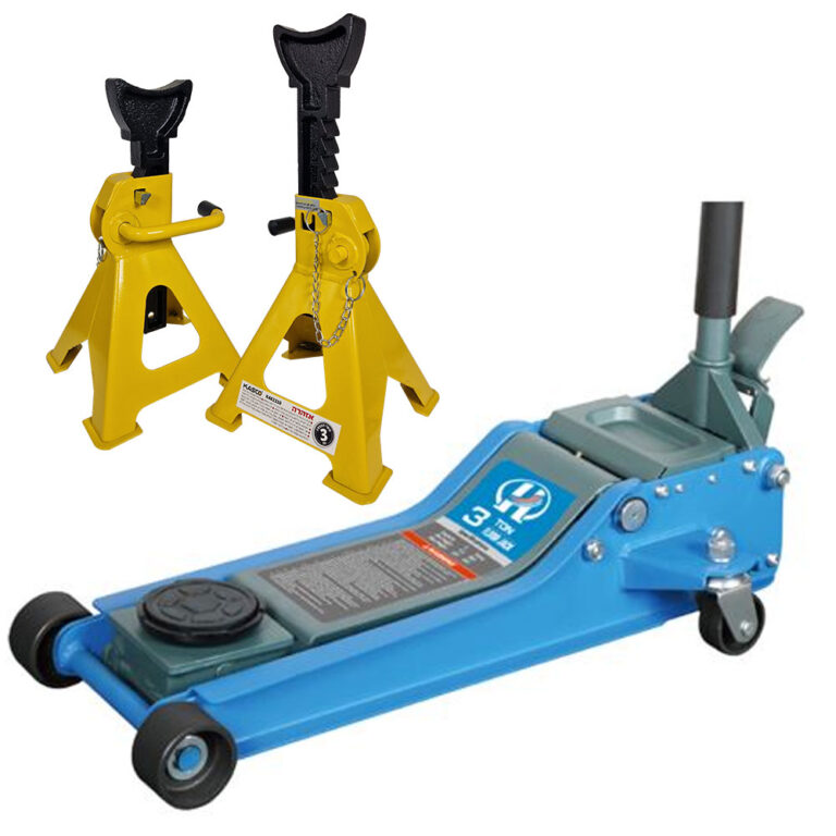 ג'ק גלגלים 3.25 טון + זוג בוקים 3 טון ROHER - Agrooz