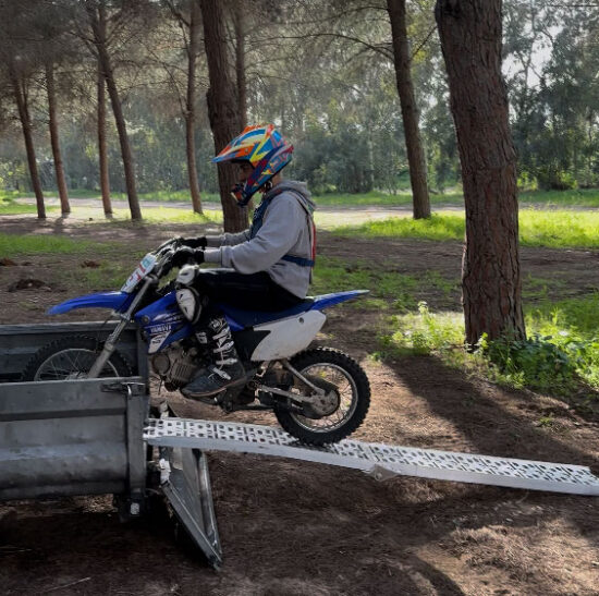 רמפה לאופנוע מתקפלת 250 ק״ג ROHER PRO - אגרועוז - אספקה טכנית