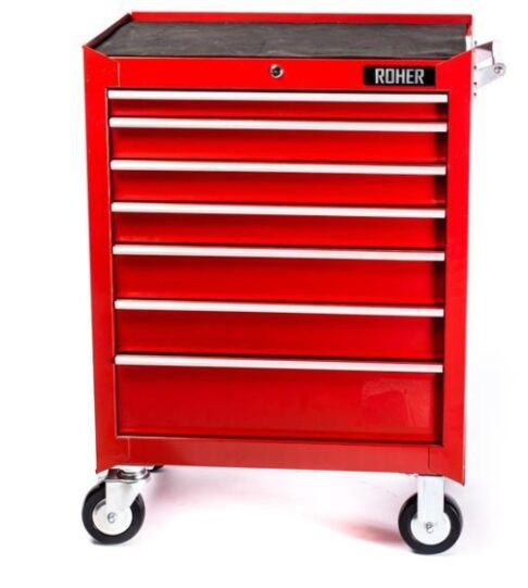 עגלת כלים רוייר 7 מגירות 4 מגירות מזוודות - Agrooz