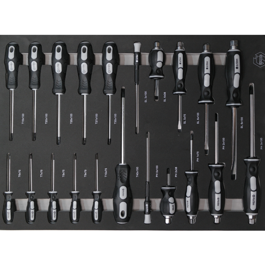 עגלת כלים מזוודת 251 חלקים 7 מגירות + דלת צד solution - Agrooz