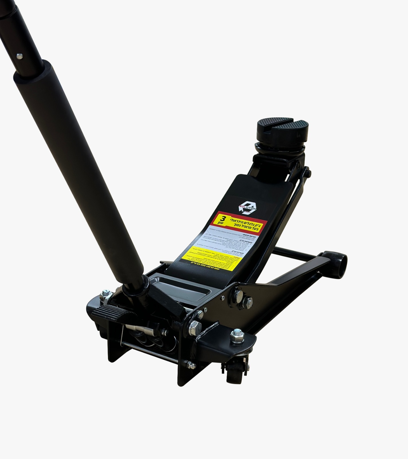 ג'ק גלגלים הידראולי 3 טון + מתנה SOLUTION - Agrooz