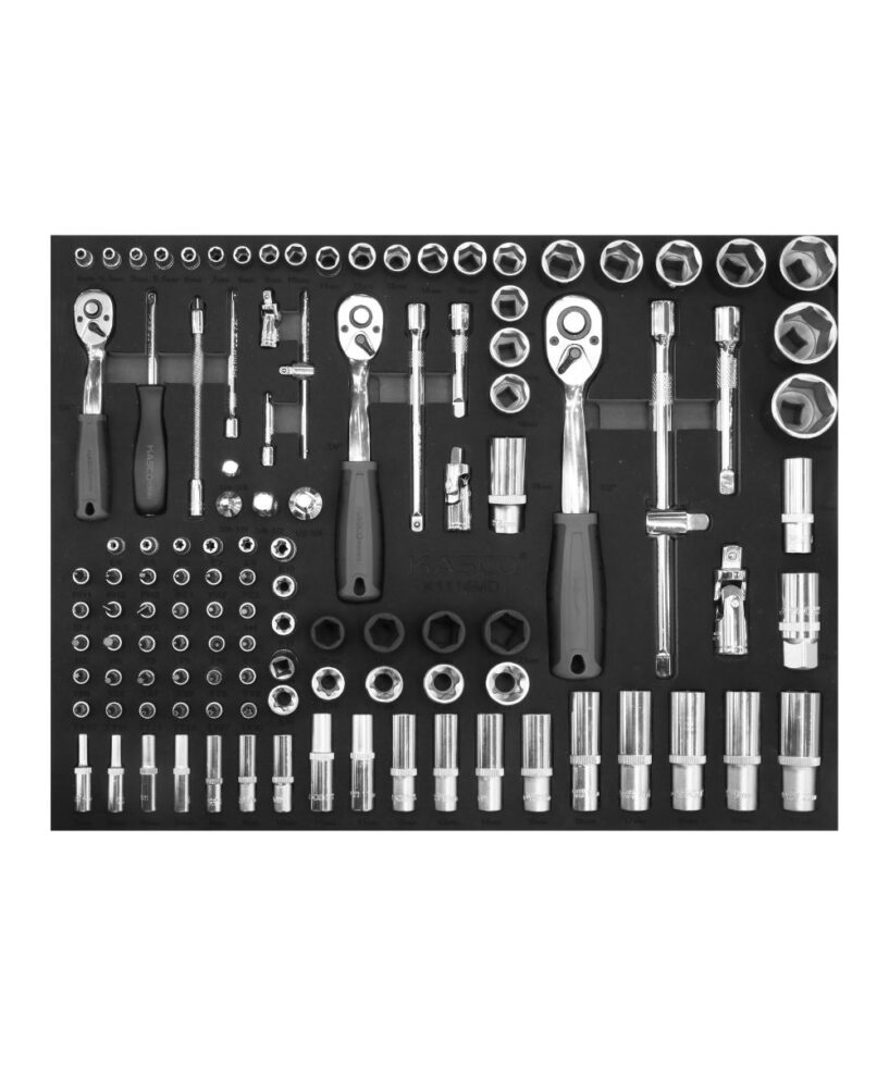 עגלת כלים 7 מגירות מזוודת 209 חלקים KASCO + פנס מתנה! - Agrooz