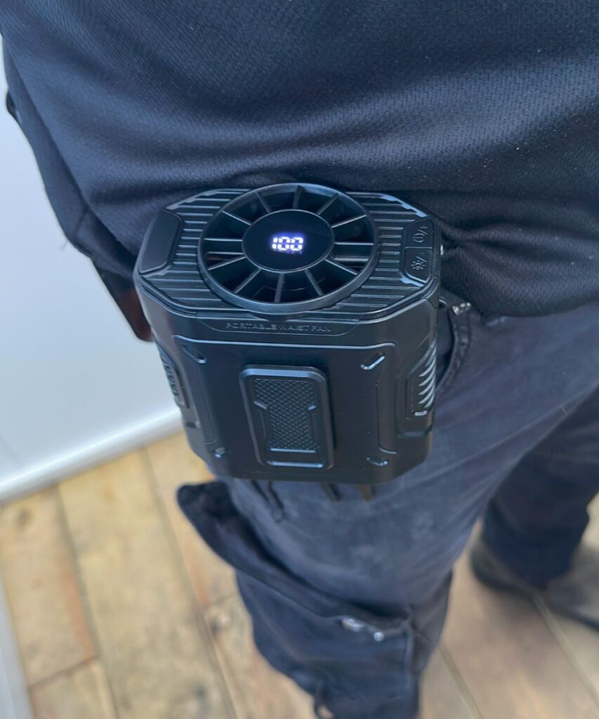 מאוורר טקטי אישי נייד 10 דרגות חוזק - Agrooz